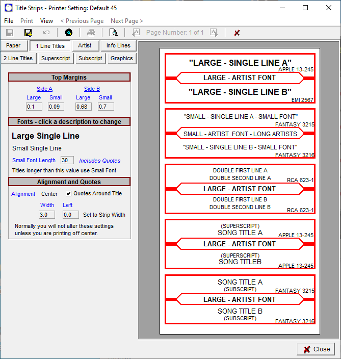 Main Screen > Title Strips > Title Strip Settings > Title-Strip-Settings-View